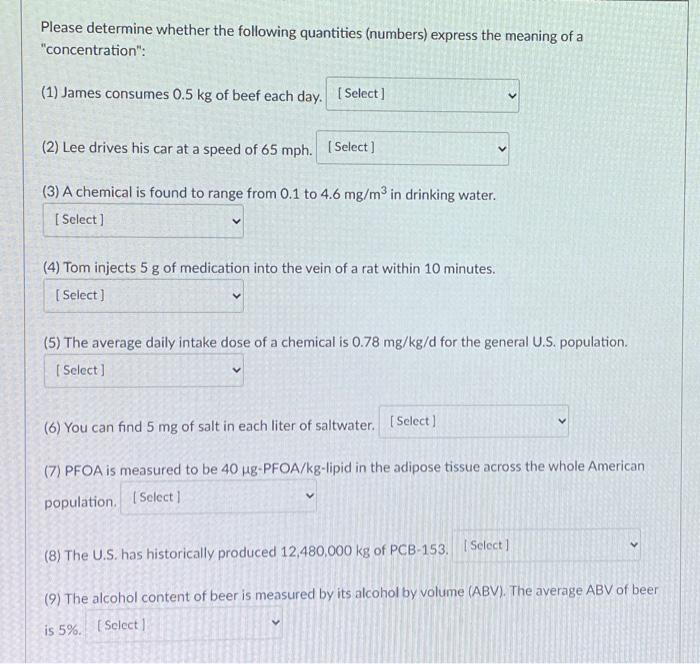 Solved Please determine whether the following quantities | Chegg.com