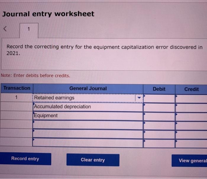 Solved Problem 11-11 (Static) Error correction; change in | Chegg.com