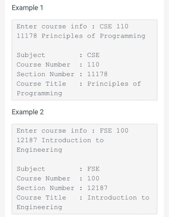 Solved Problem Description and Given Info You must write a | Chegg.com