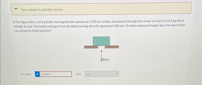 Solved In the figure here, a 6.8 g bullet moving directly | Chegg.com