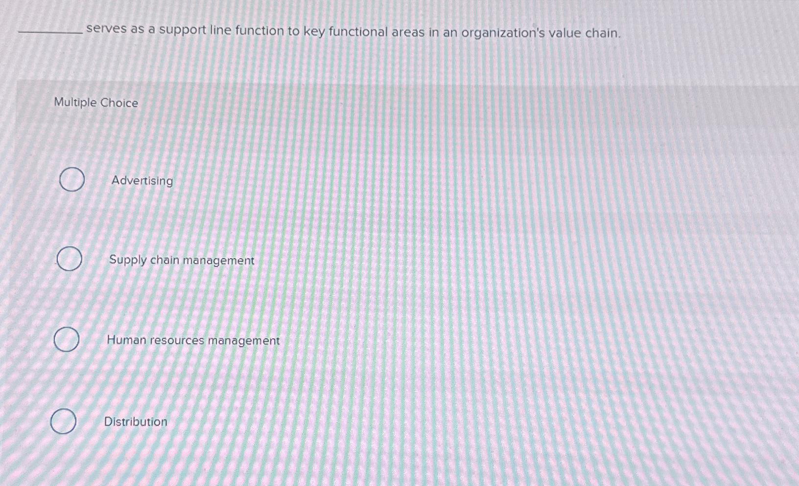 Solved serves as a support line function to key functional | Chegg.com