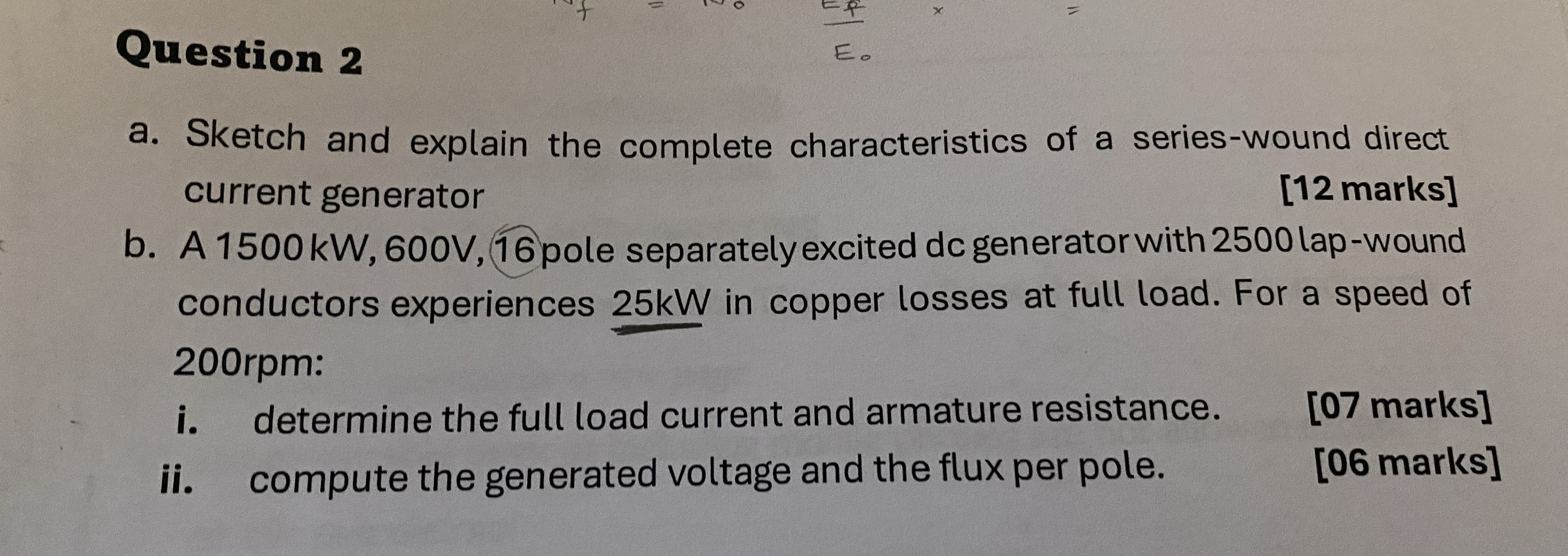 Solved Question 2a. ﻿Sketch and explain the complete | Chegg.com