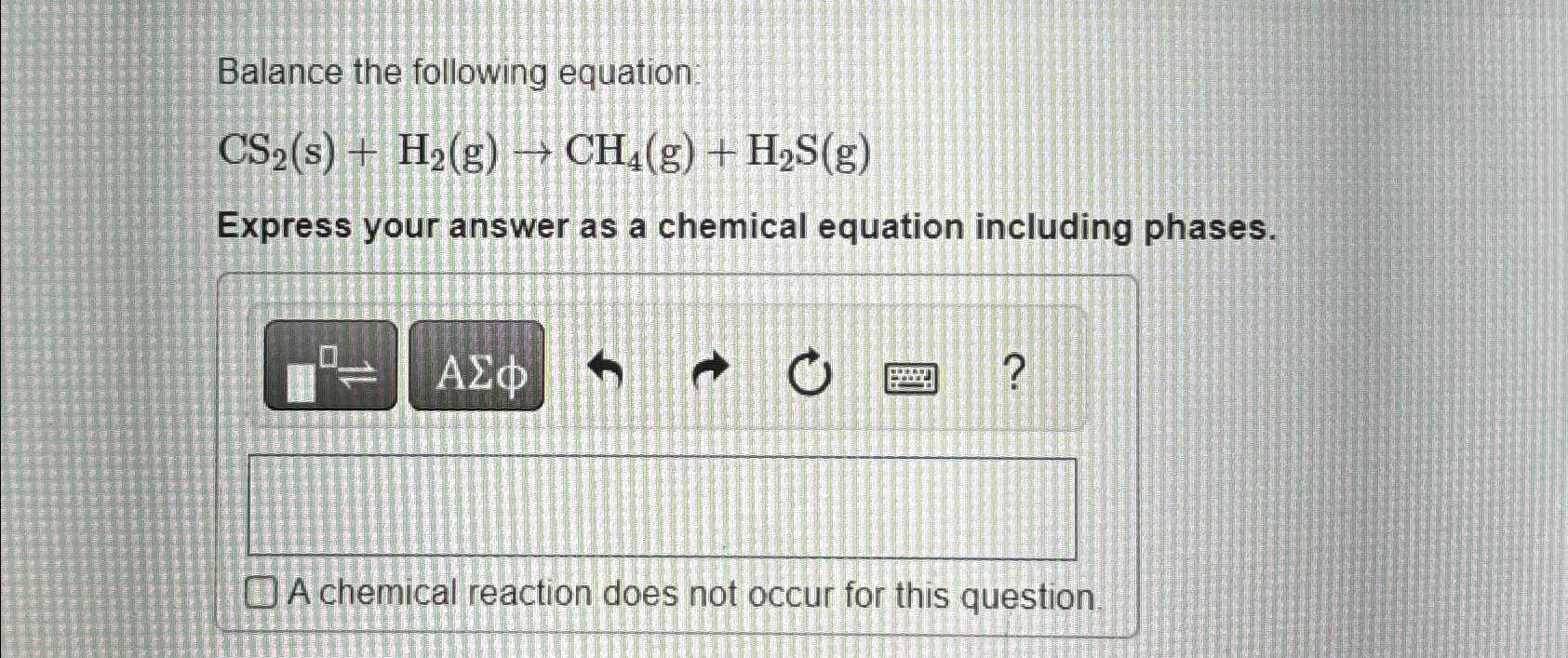 Solved Balance the following | Chegg.com