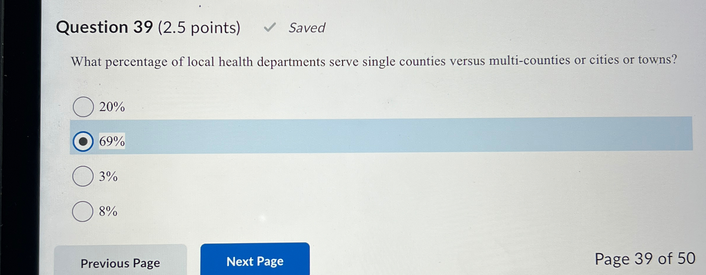 Solved Question 39 (2.5 points) SavedWhat percentage of | Chegg.com Solved Question 39 (2.5 points) SavedWhat percentage of | Chegg.com