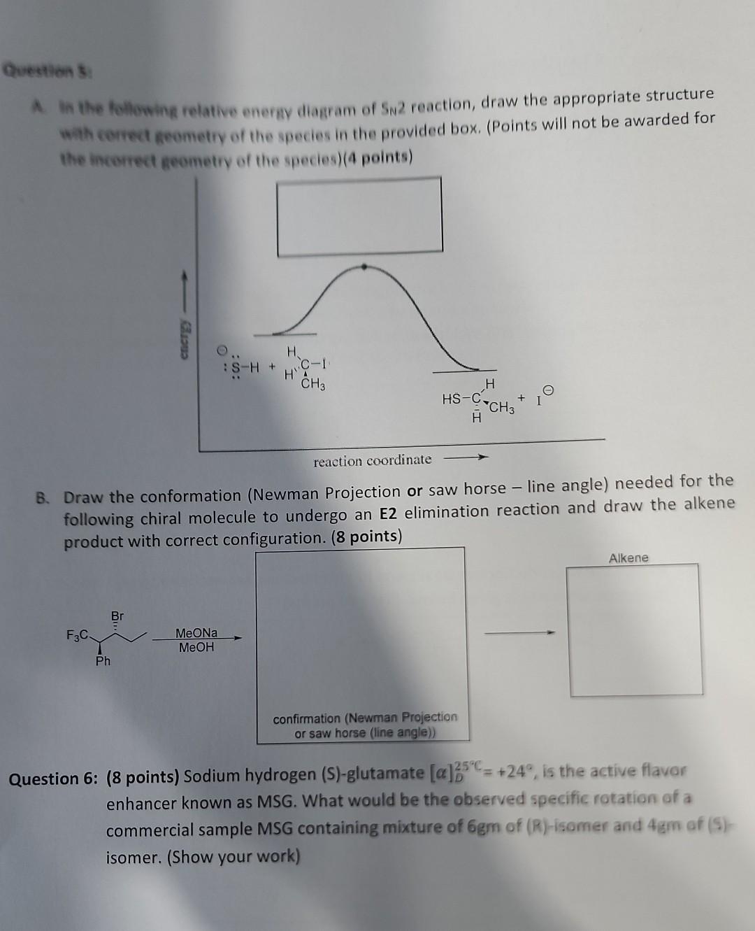 Solved A th the folfowing relative enerily diagram of 5 N2 | Chegg.com