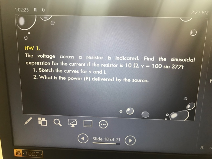 Solved END SLIDE SHOW DISPLAY SETTINGS V SHOW TASKBAR No | Chegg.com
