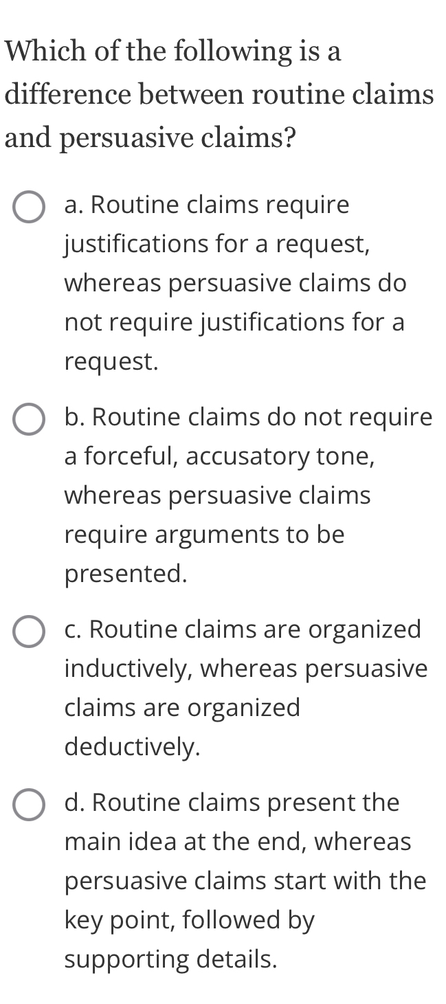 Solved Which of the following is a difference between | Chegg.com