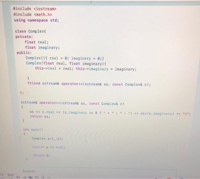 Solved #include #include using namespace std; class | Chegg.com