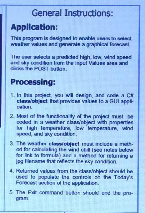Solved Weather Burg Input Values Predicted | Chegg.com