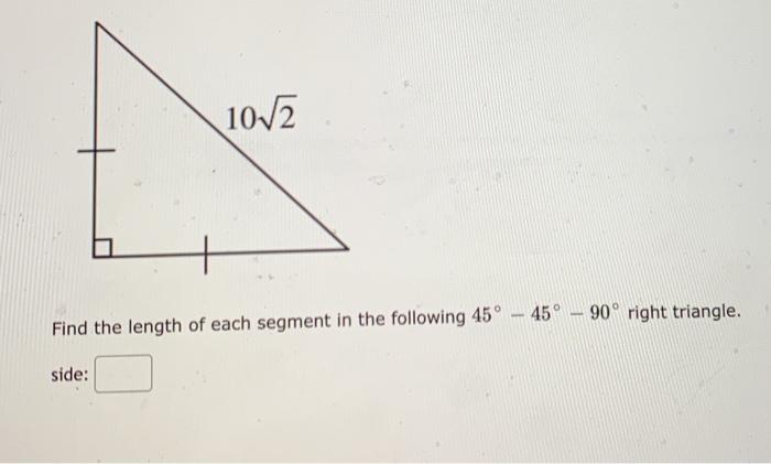 Solved 1012 Find the length of each segment in the following | Chegg.com