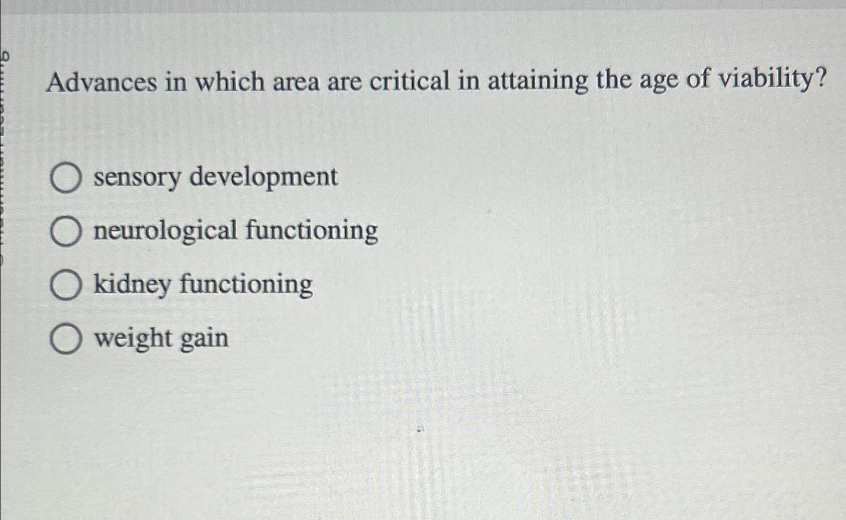 Solved Advances in which area are critical in attaining the | Chegg.com