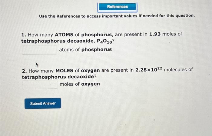 Solved Use the References to access important values if | Chegg.com