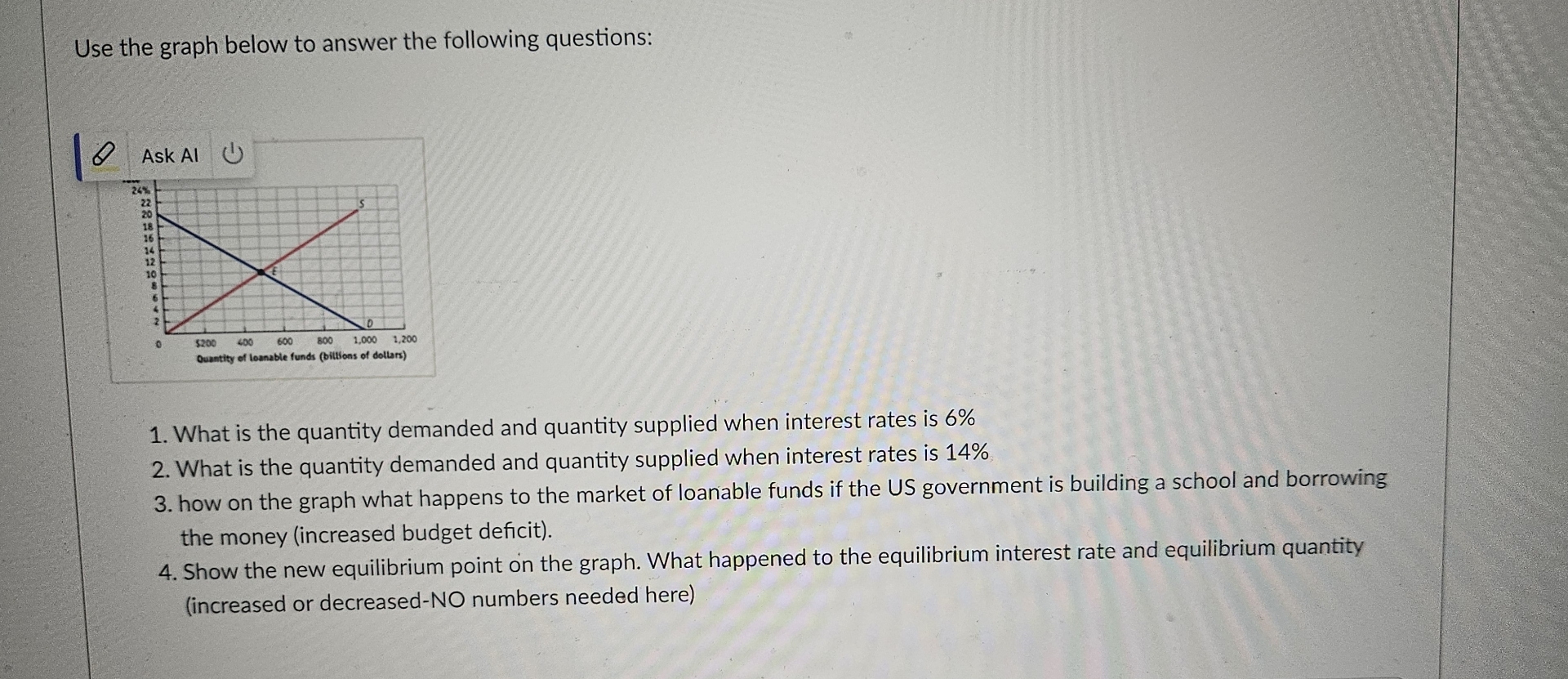 Solved Use the graph below to answer the following | Chegg.com