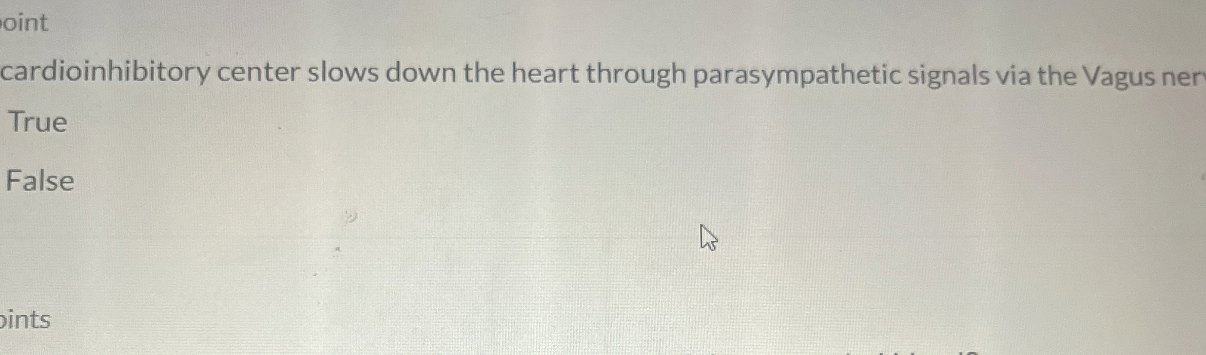 Solved cardioinhibitory center slows down the heart through | Chegg.com