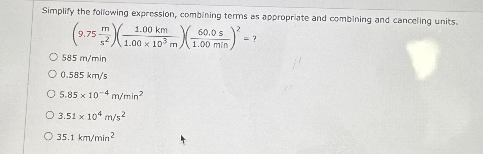 Solved Simplify the following expression, combining terms as | Chegg.com