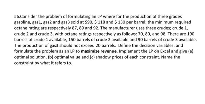 Please include ALL constraints. | Chegg.com