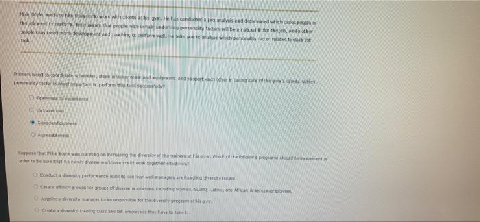 Ana Tocco says that one of the biggest things as a | Chegg.com
