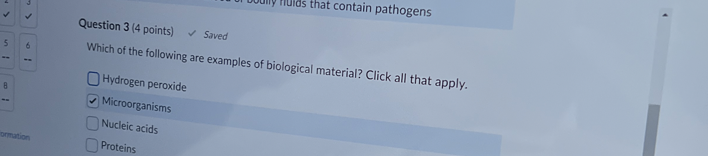 Solved Which of the following are examples of biological | Chegg.com