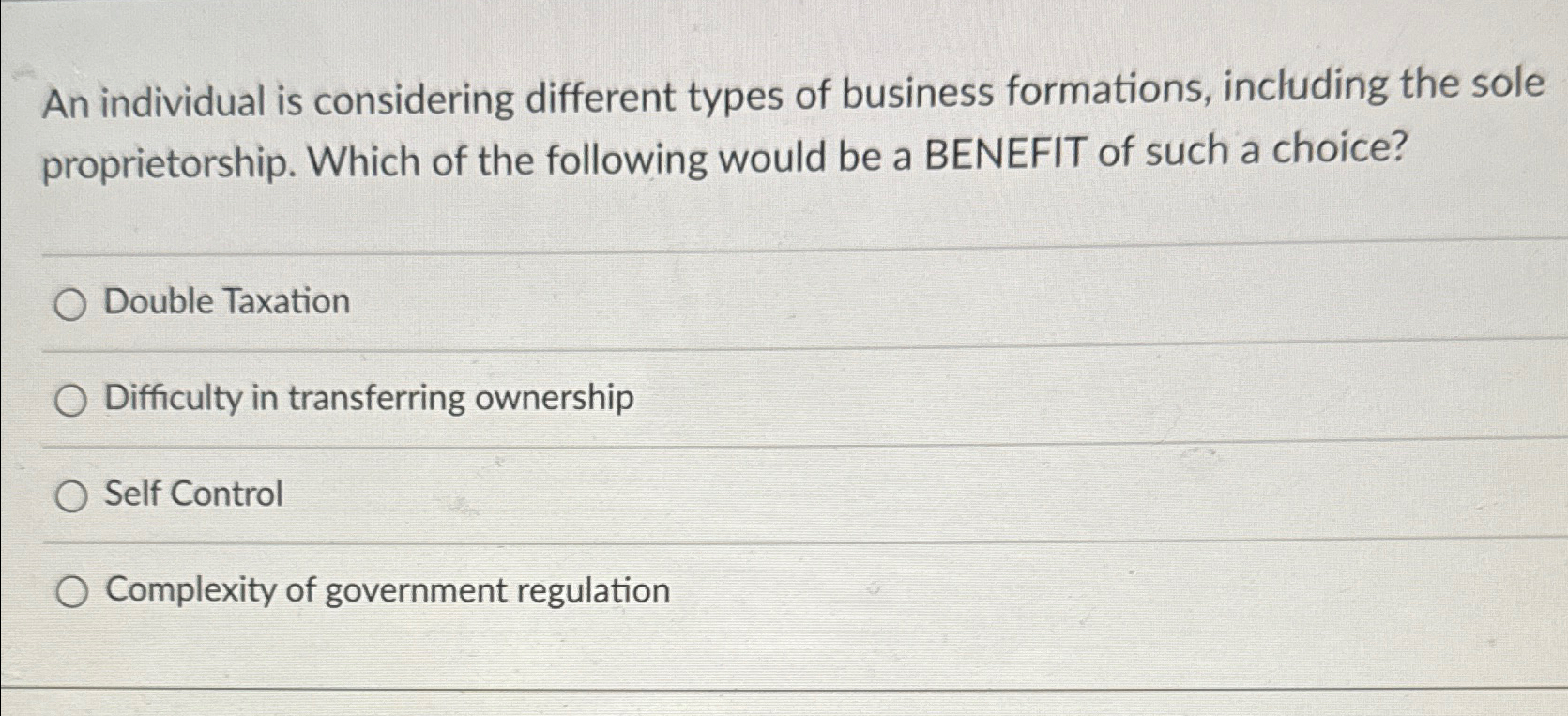 Solved An individual is considering different types of | Chegg.com
