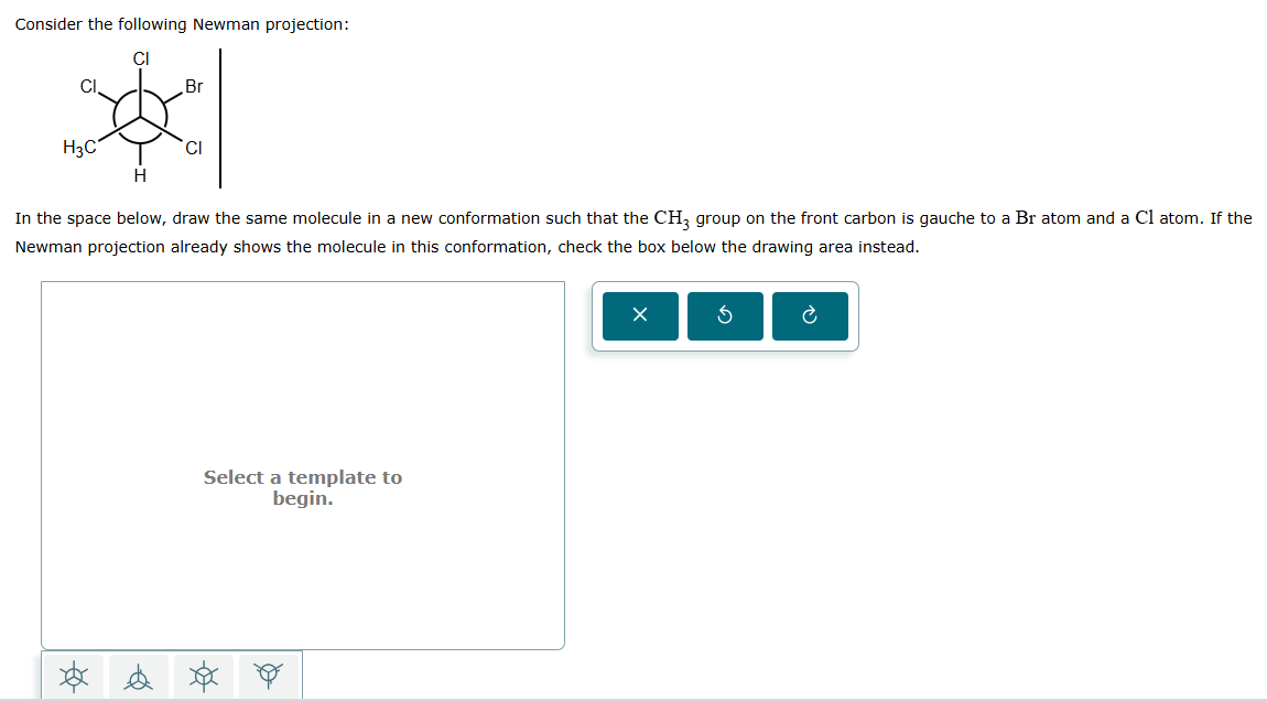 Solved Consider the following Newman projection: In the | Chegg.com