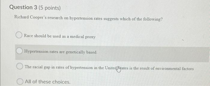 Solved Question 1 (5 points) What is the term for the | Chegg.com