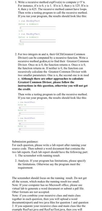 Solved IN JAVA, Please have the source code typed out and | Chegg.com