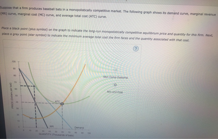 Solved suppose that a firm produces baseball bats in a | Chegg.com