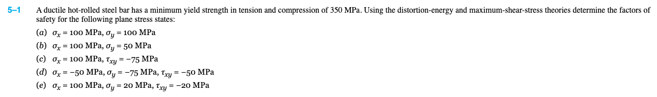 Solved 5–5Repeat Problem 5–1 ﻿by first plotting the failure | Chegg.com