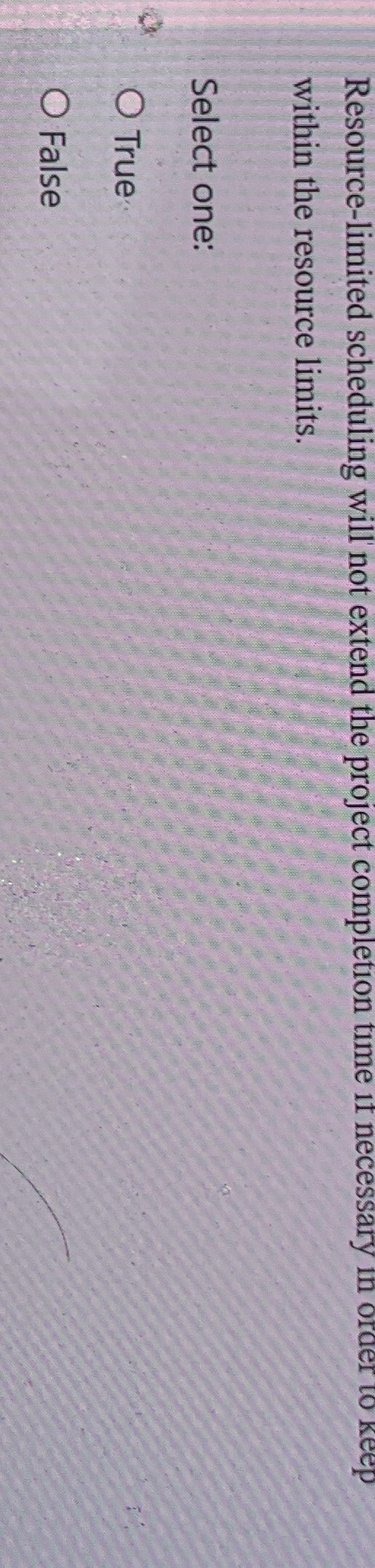 Solved Resource-limited scheduling will not extend the | Chegg.com