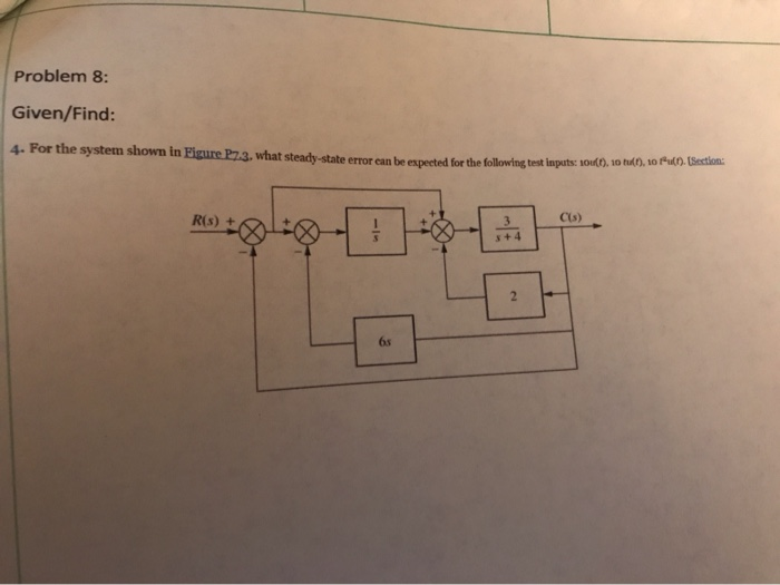 Solved Problem 1 Givenfind 3 Use A Routh Array To Find 