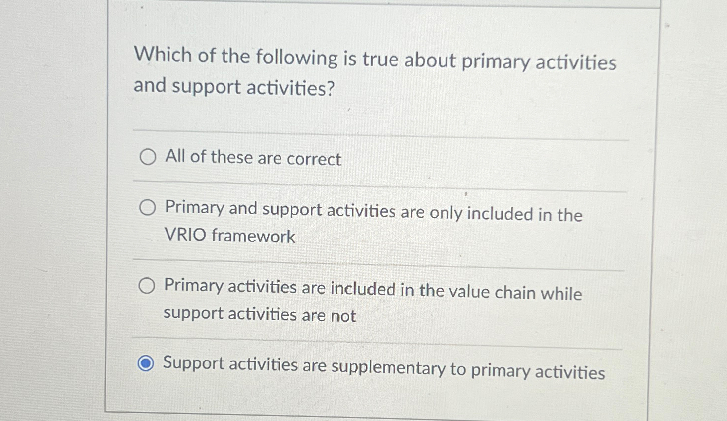 Solved Which of the following is true about primary | Chegg.com
