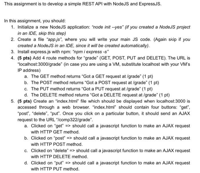 Solved this assignment, you should: 1. Initialize a new | Chegg.com