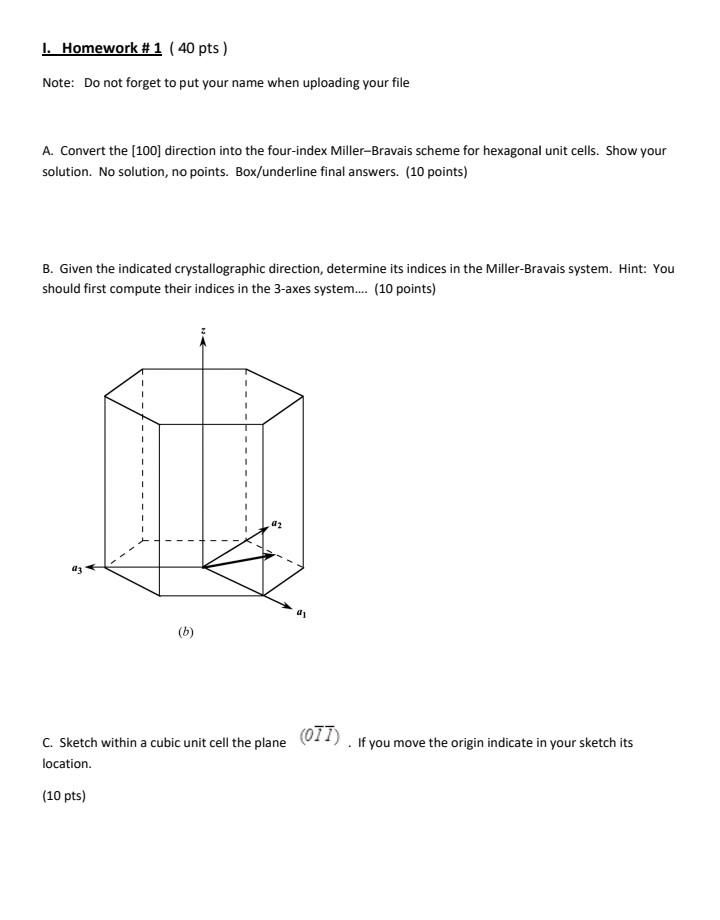 Solved 1. Homework \# 1 ( 40 pts) Note: Do not forget to put | Chegg.com