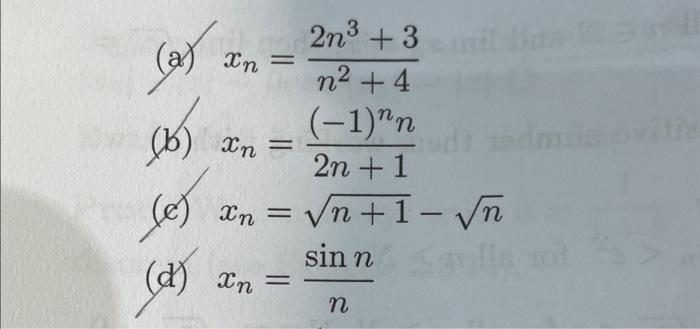 Solved real analysis coursedetermine whether the sequence | Chegg.com