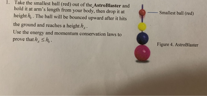 Solved Smallest ball (red) 1. Take the smallest ball (red) | Chegg.com