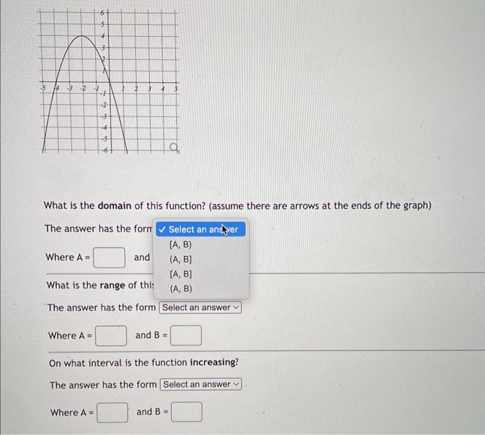 Solved What is the domain of this function? (assume there | Chegg.com