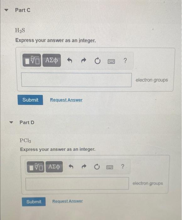 Solved Part A CH₂Cl₂ Express your answer as an integer. 15. | Chegg.com