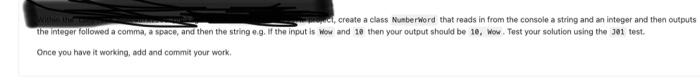 Solved Wit Create A Class Nane That Reads In Your Name From 2679