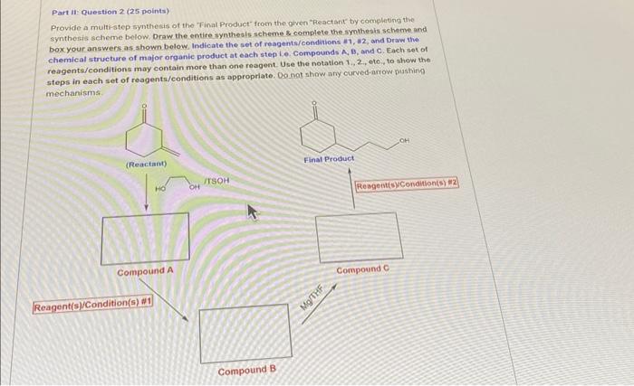 Solved Part II: Question 2 (25 points) Provide a multi-step | Chegg.com Solved Part II: Question 2 (25 points) Provide a multi-step | Chegg.com