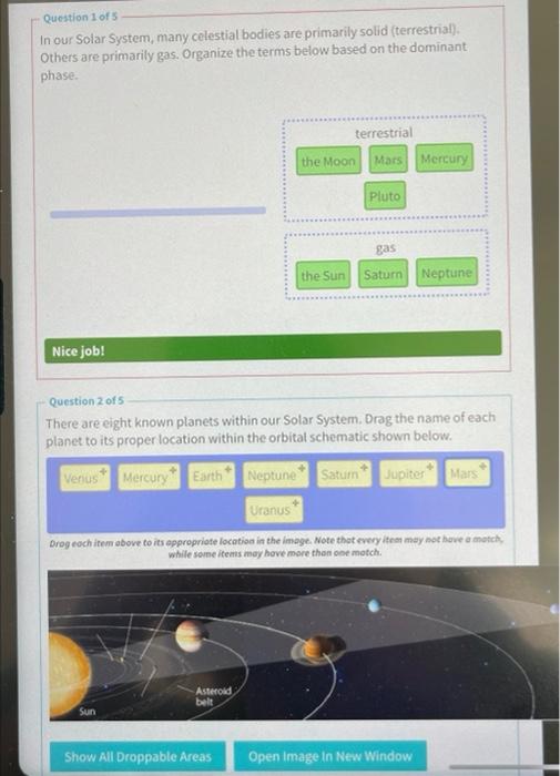 Solved In our Solar System, many celestial bodies are | Chegg.com