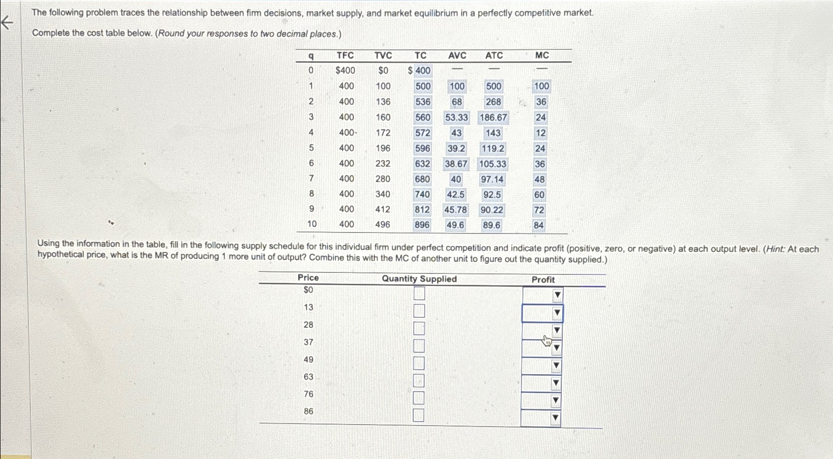 The following problem traces the relationship between | Chegg.com