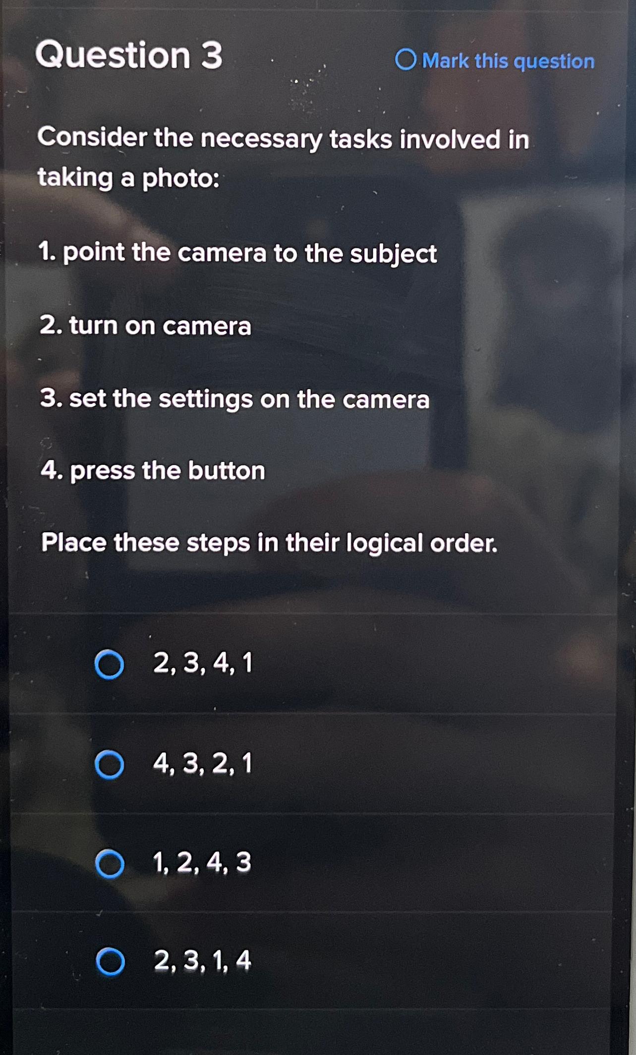 Solved Question 3Mark this questionConsider the necessary | Chegg.com