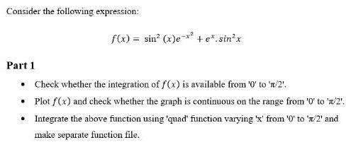 Solved Consider the following expression: | Chegg.com