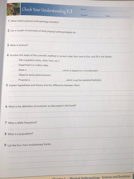 Solved Check Your Understanding 1.1 1 What makes physical | Chegg.com