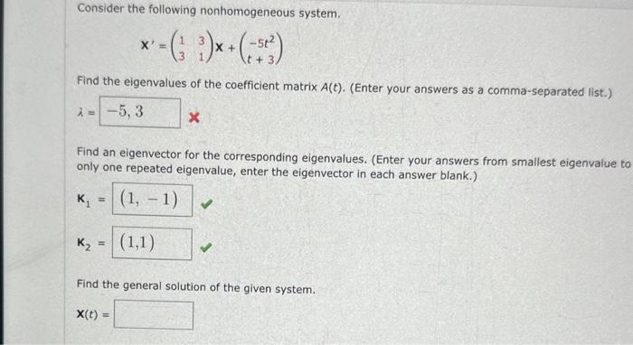 Solved Use the method of undetermined coefficients to solve | Chegg.com
