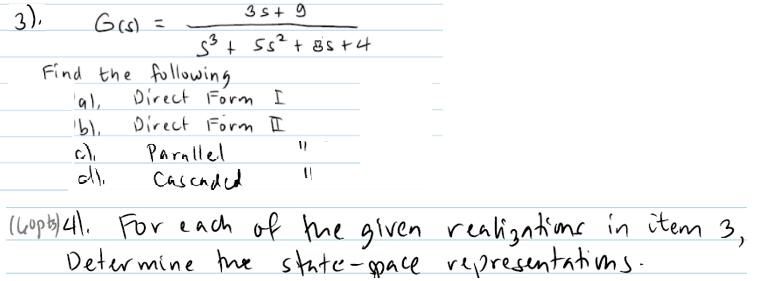 Solved For each of the given realizations in item | Chegg.com