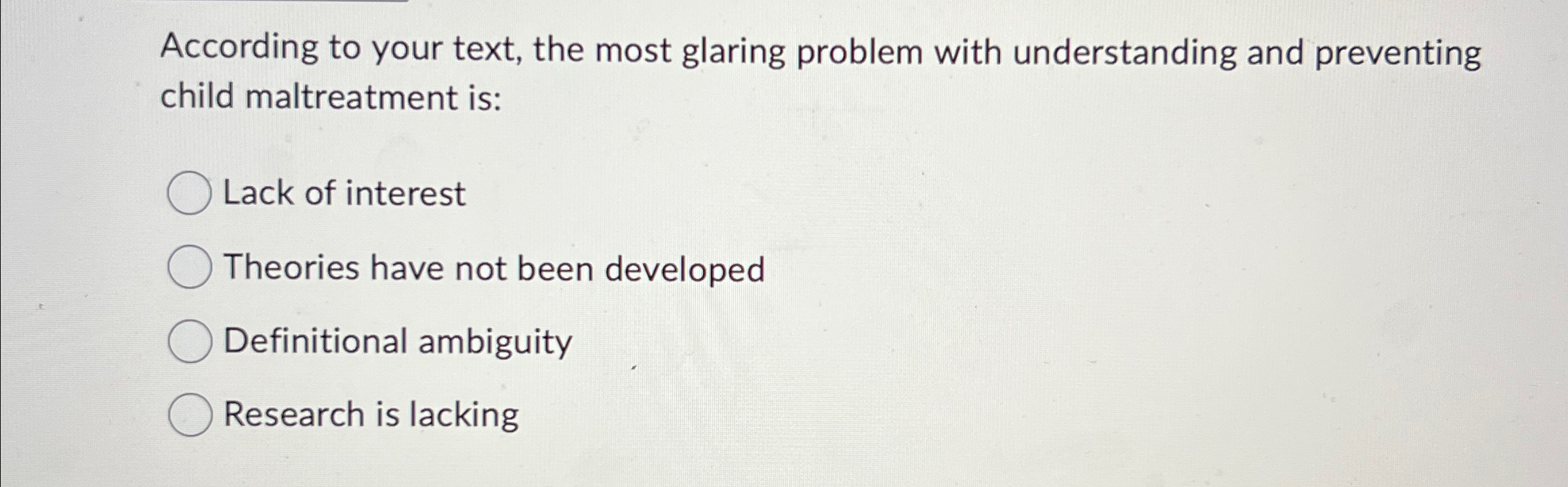 Solved According to your text, the most glaring problem with | Chegg.com