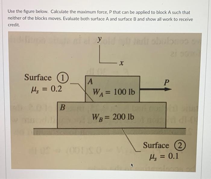 Solved Use the figure below. Calculate the maximum force, P | Chegg.com