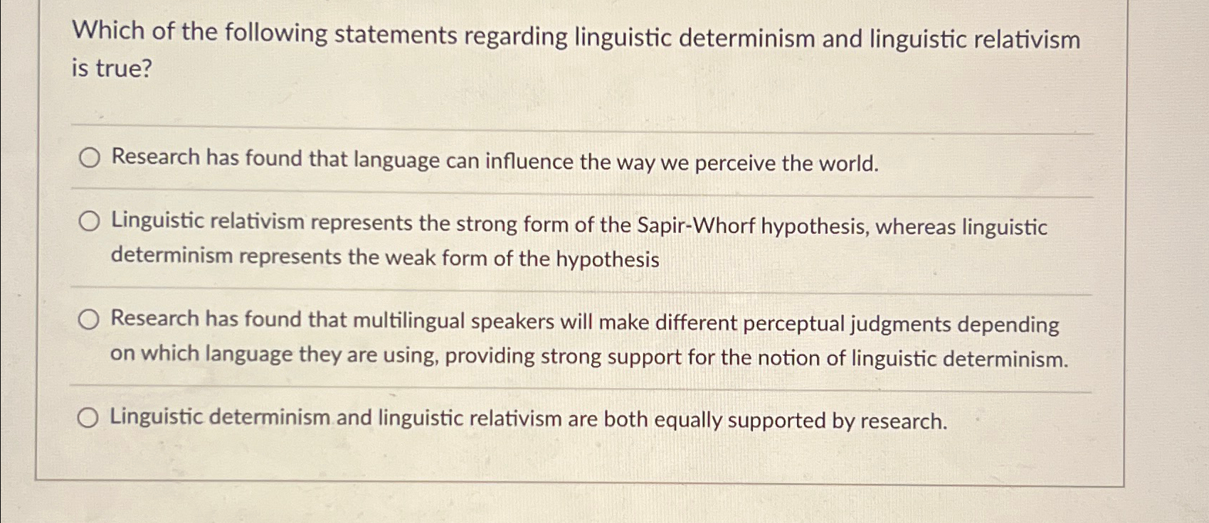 Solved Which of the following statements regarding | Chegg.com
