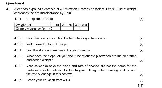 Solved 1 A car has a ground clearance of 40 cm when it | Chegg.com
